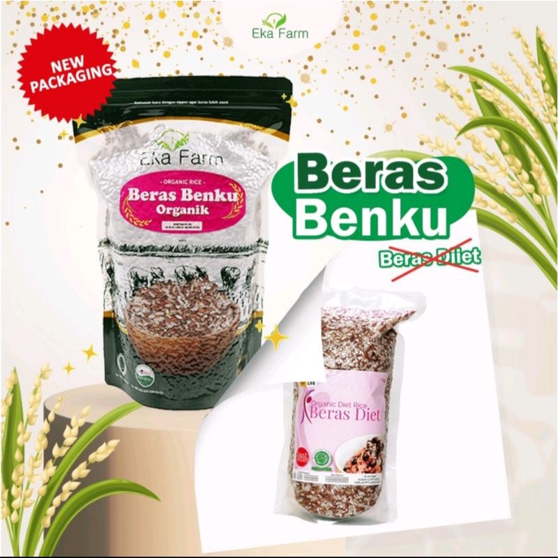 Jual BERAS DIET BENKU ORGANIK EKA FARM 1KG | Shopee Indonesia