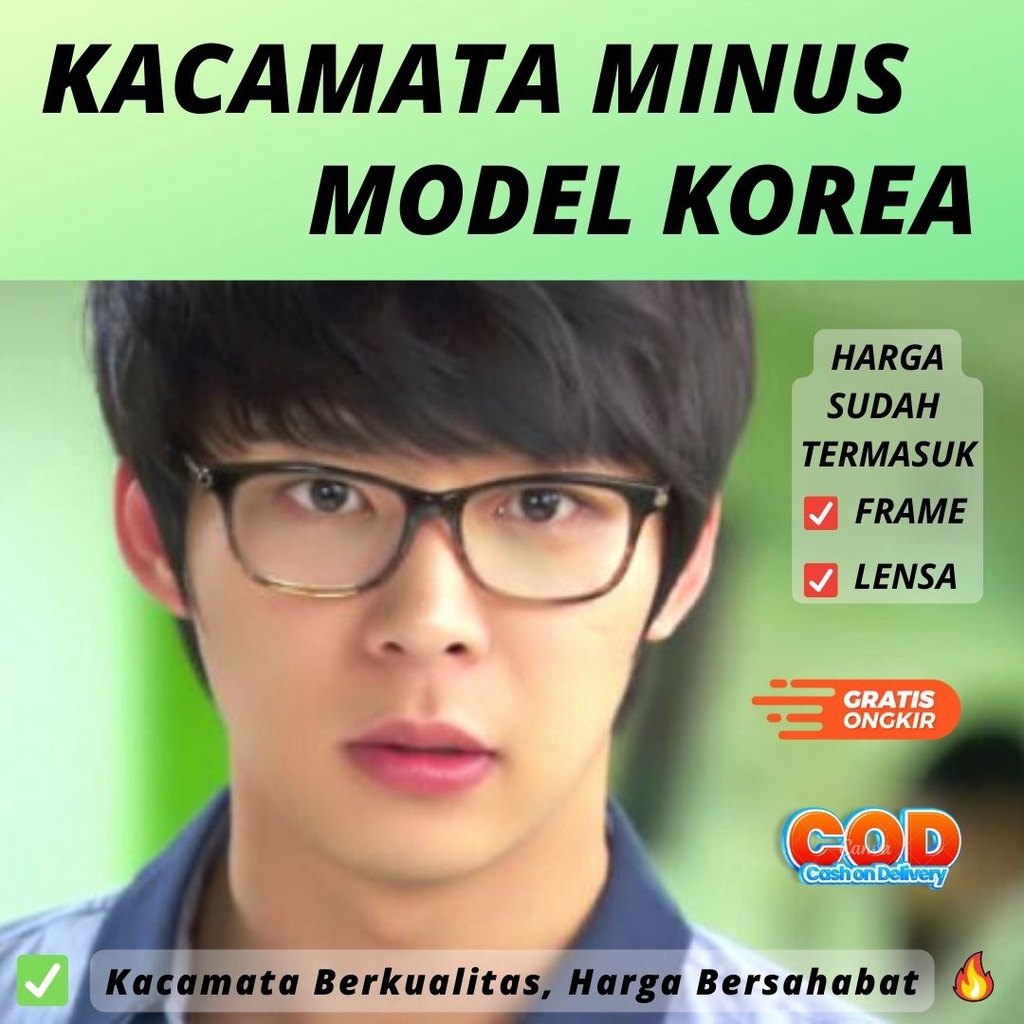 Jual Kacamata Lensa Minus untuk orang rabun jauh gaya Kasual Kaca Mata ...