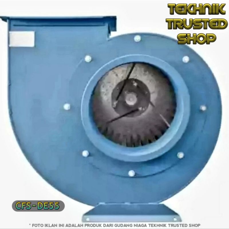 Jual Centrifugal blower hisap CFS DE55 7500w 380v Exhaust fan keong ...