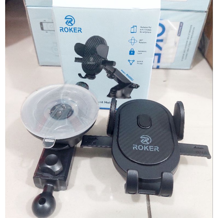 Jual Holder Roker Phone Holder Mobil Mount Holder RHD001 Dan RHD002 ...