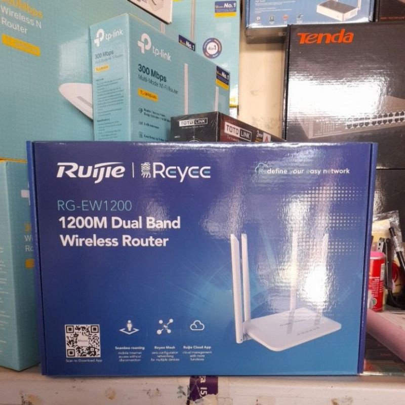 Jual Ruijie Reyee RG EW1200 1200M Dual Band Wireless Router | Shopee ...