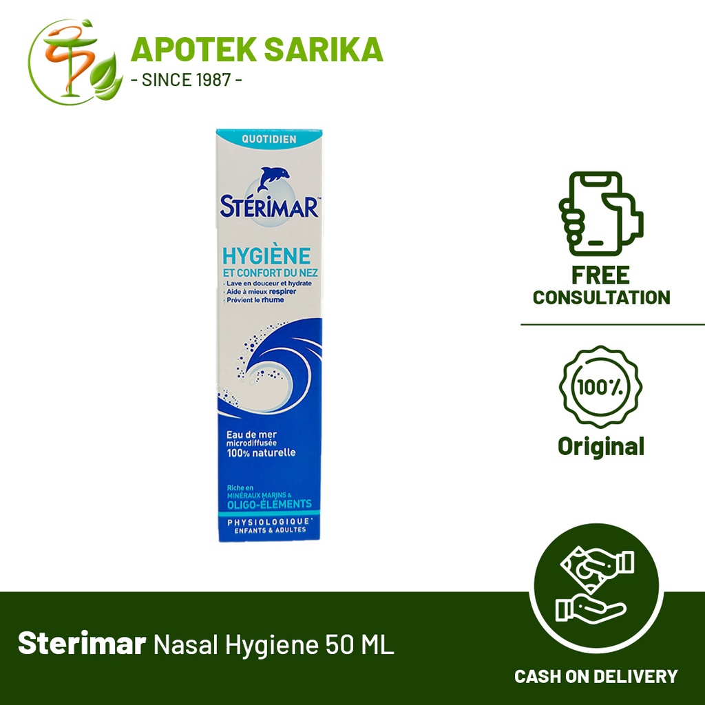 Jual Sterimar Nasal Hygiene Spray Anak dan Dewasa 50ML | Shopee Indonesia
