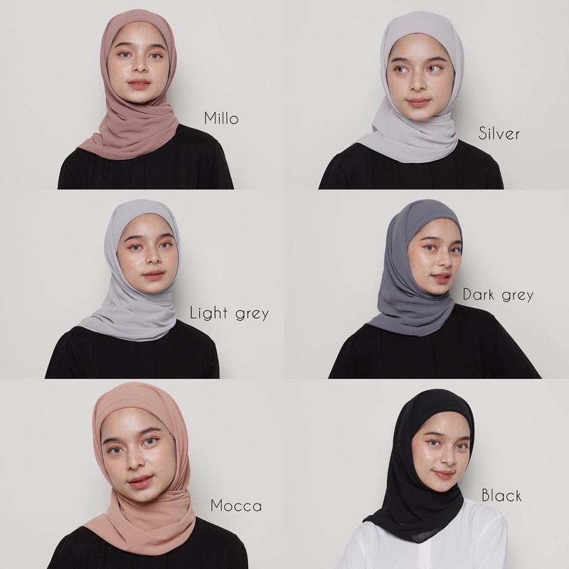 Jual Alma Instant Square (Hijab Instant with Inner) | Shopee Indonesia
