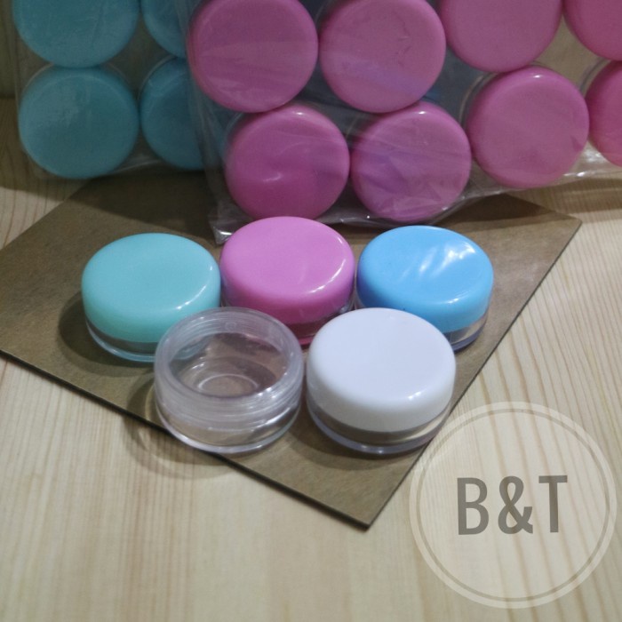 Jual Receptacle Pot / Jar / Tempat Cream 10 Gram ( Perpack Isi 24 Pcs ...