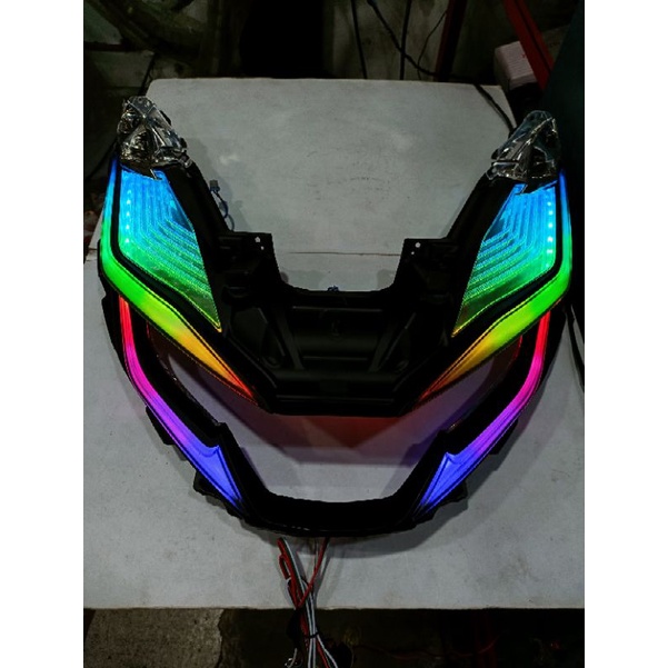 Jual LAMPU LED ALIS DRL RGB REMOTE SEIN RUNNING PREMIUM PCX160 PLUS ...