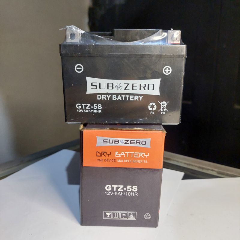 Jual AKI MOTOR BATERAI KERING DRY BATTERY GTZ 5S GTZ5S SUPRA X 125 MIO ...