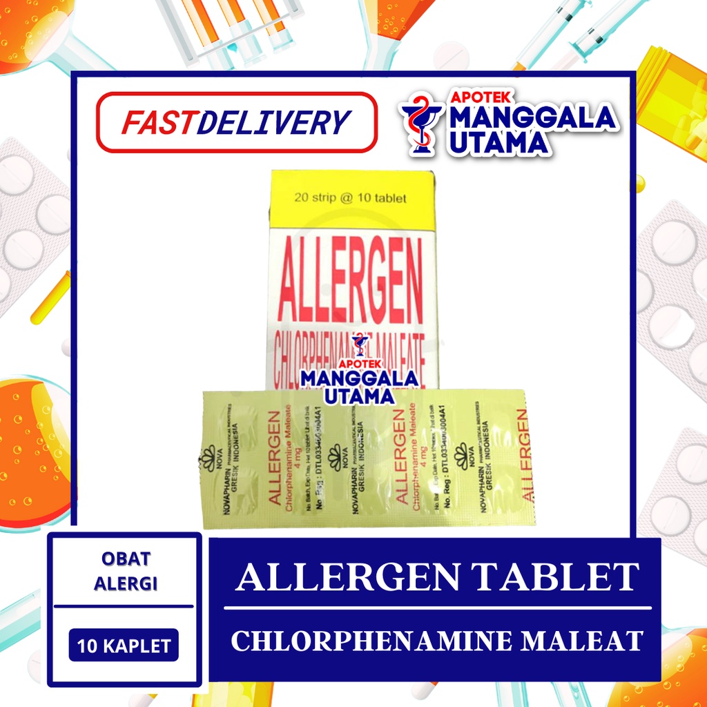 Jual ALLERGEN PER STRIP ISI 10 TABLET | Shopee Indonesia