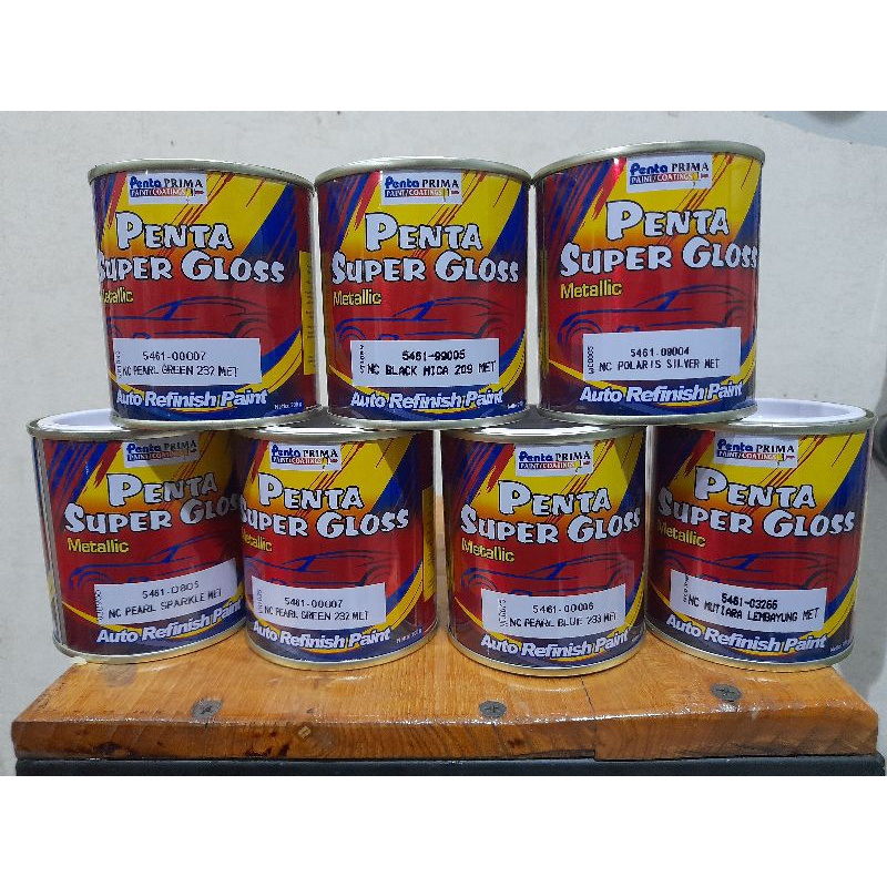 Jual Cat Penta Supergloss varian Metallic 1/4kg | Shopee Indonesia
