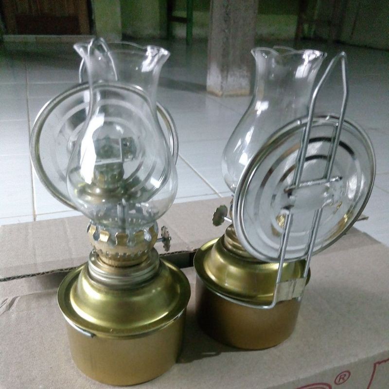 Jual Lampu ublik kaleng properti foto warna gold- lampu jadul -lampu ...