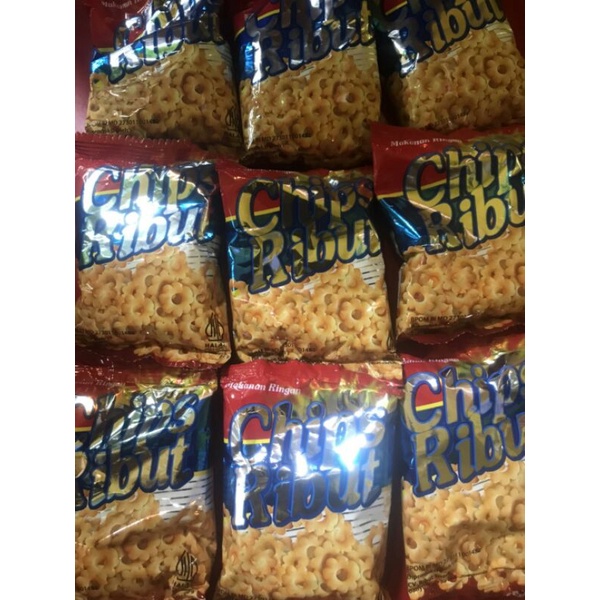 Jual Snack Chips Ribut (satu pak isi 20 pcs) | Shopee Indonesia