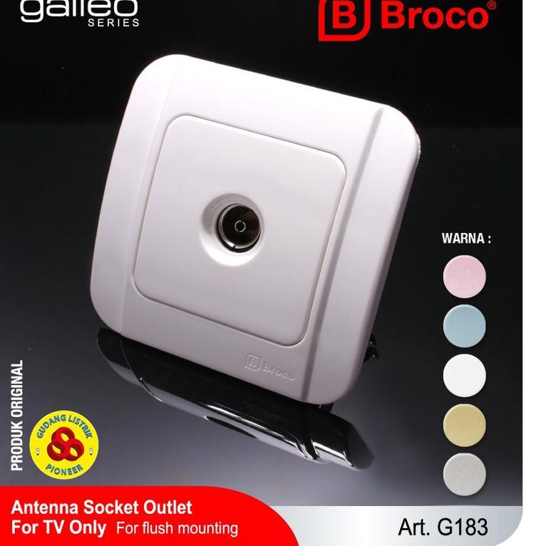 Jual trx1x1Wl--Broco Stop Kontak TV Galleo G183-55S Socket Outlet ...