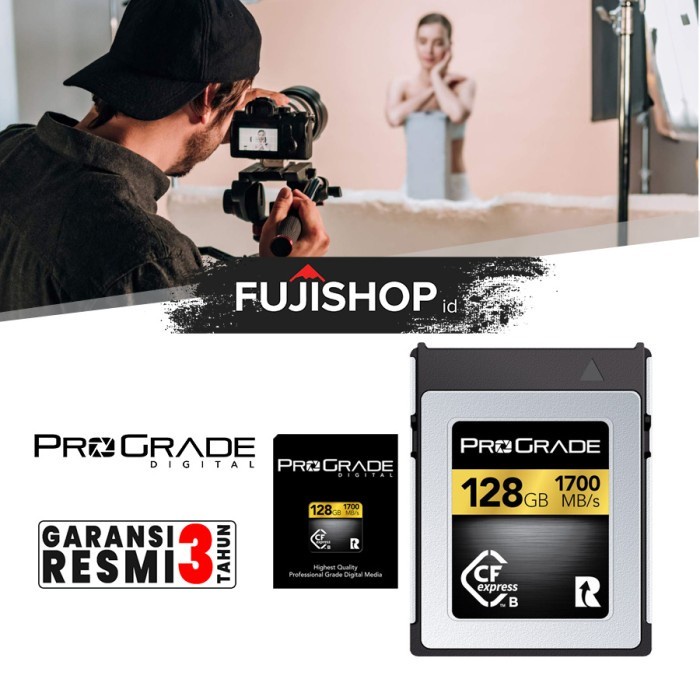 Jual ProGrade Pro Grade Digital 128GB CFexpress 2.0 Type B Gold 1700 ...