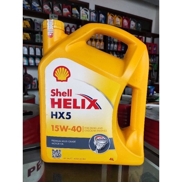 Jual SHELL HELIX HX5 15W-40 4 LITER | Shopee Indonesia