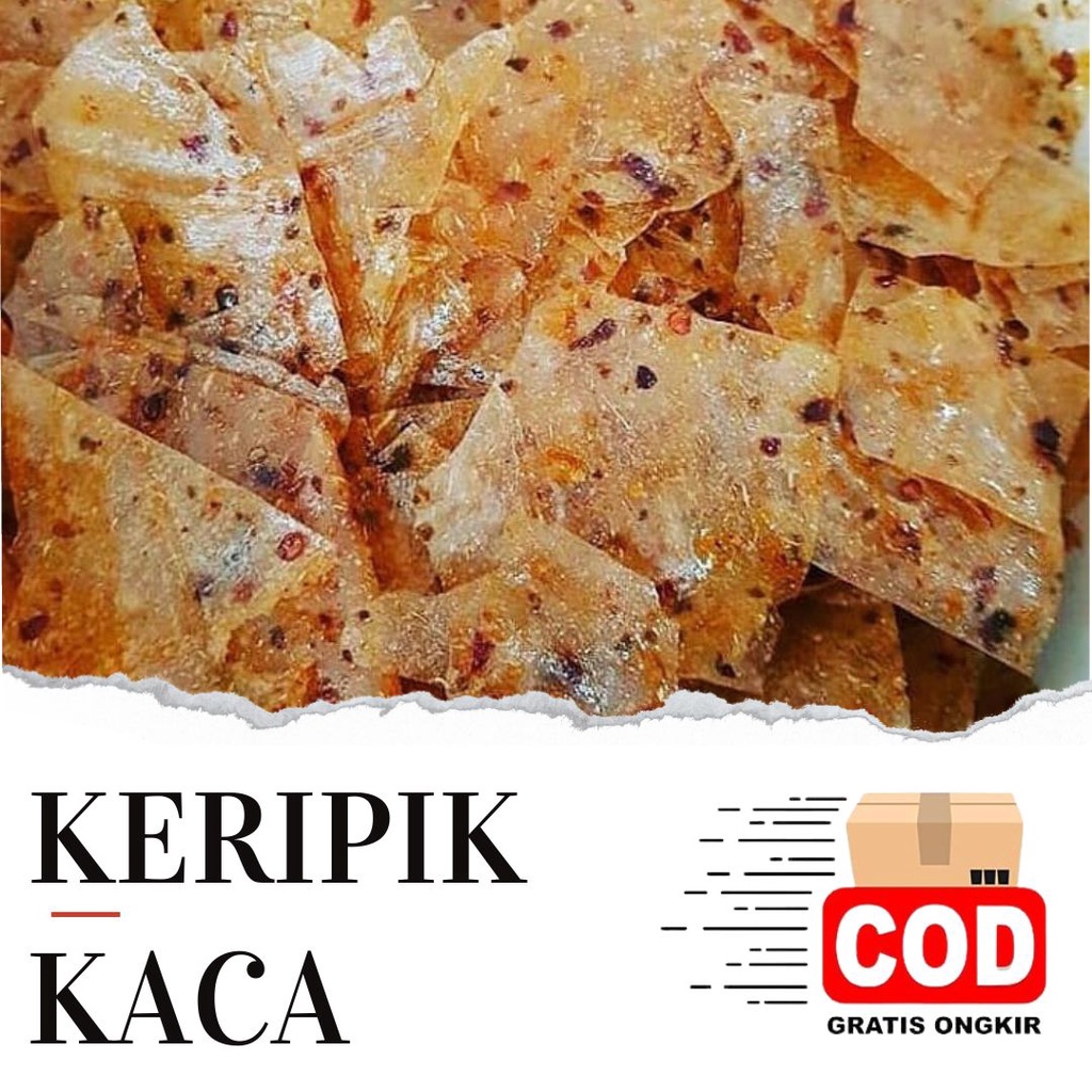Jual KRIPCA 100 gram / KERIPIK KACA / KERIPIK KACA PEDAS / KRIPCA ...