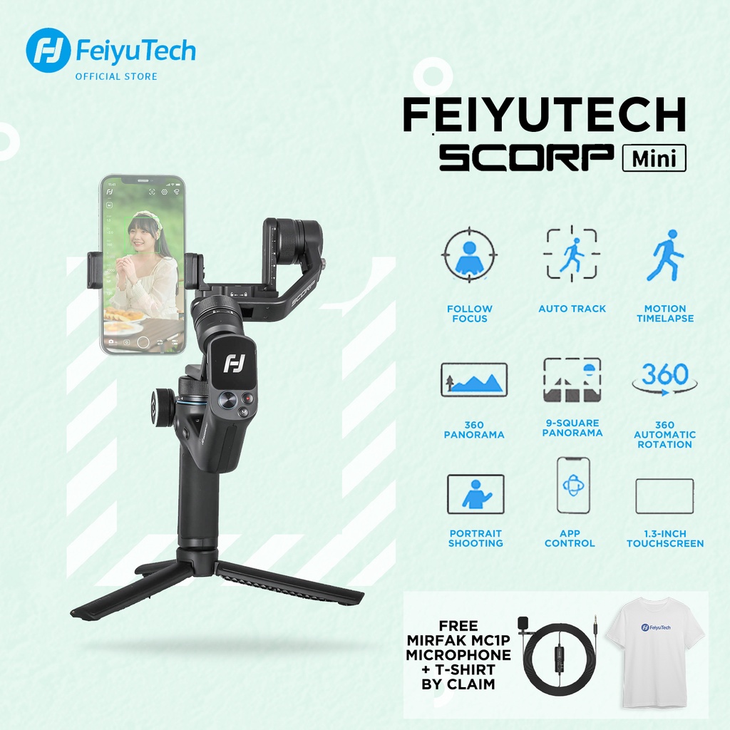Jual Feiyu Scorp Mini 3-Axis Handheld Gimbal Stabilizer Garansi Resmi ... Jual Feiyu Scorp Mini 3-Axis Handheld Gimbal Stabilizer Garansi Resmi ...