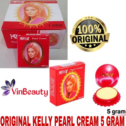 Jual KELLY Pearl Cream 5gr / Krim Muka Kelly original BPOm cream jadul ...