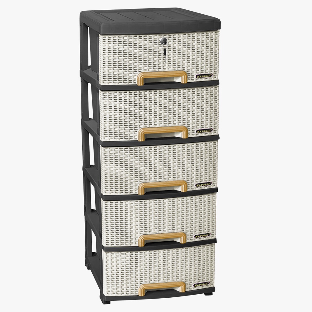 Jual Lemari Plastik Laci Napolly Susun 5 SRS | Shopee Indonesia