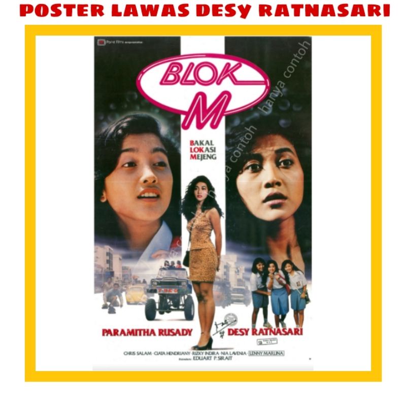 Jual poster film lawas blok m - poster desy ratnasari | Shopee Indonesia