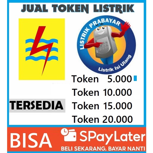Jual Token listrik PLN 5ribu 10ribu 15ribu 20ribu 5000 10000 15000 ...