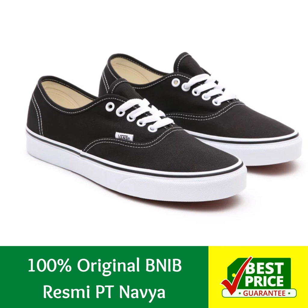 Jual VANS Authentic Classic Black White BNIB Original Navya | Shopee ...