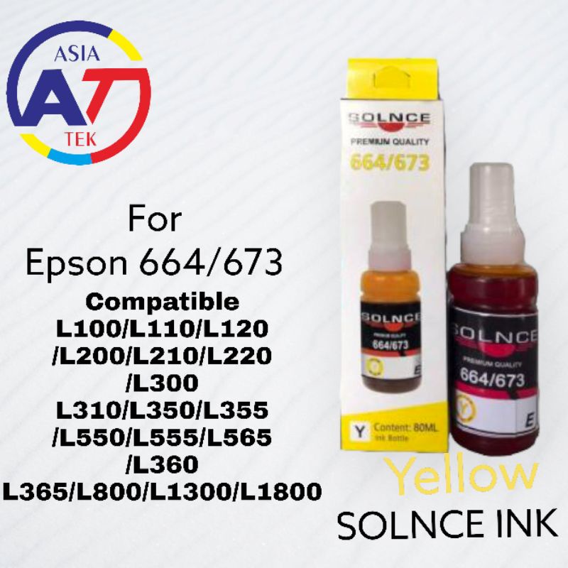 Jual TINTA SOLNCE EPSON 664/673 FOR L120 SERIES | Shopee Indonesia