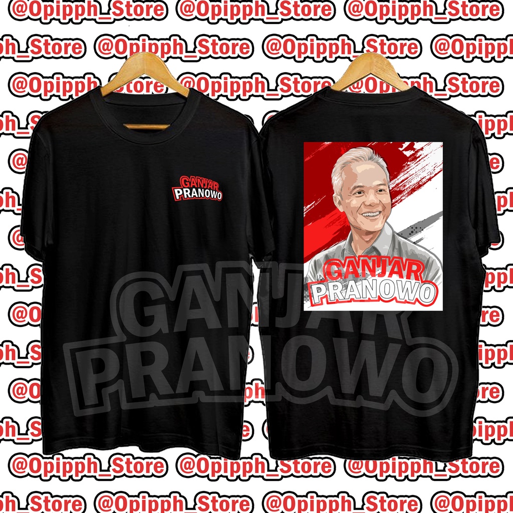 Jual KAOS TOKOH PAK GANJAR PRANOWO PAK TUGIMAN CAPRES CALON PRESIDEN ...