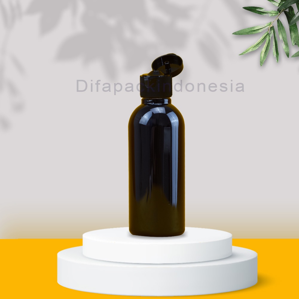 Jual Botol pet fliptop 60ml hitam - hitam - | Shopee Indonesia