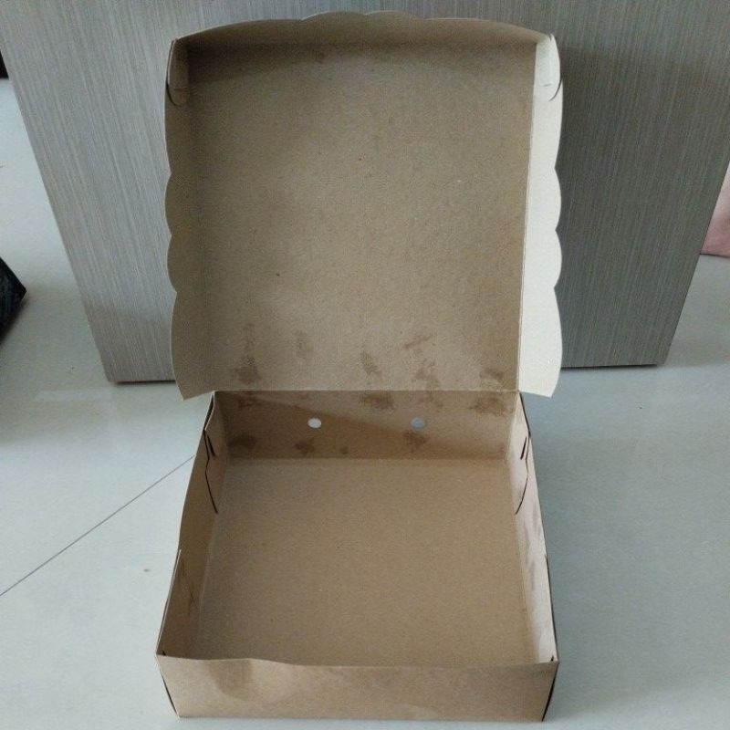 Jual Kotak Makan R8 per 25 pcs /Dus nasi Kraft/Kotak nasi Coklat/Kotak ...