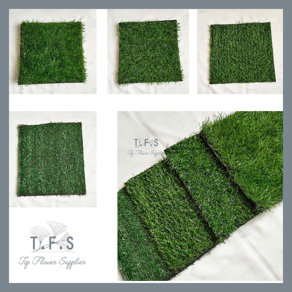 Jual 10mm/20mm/25mm/30mm Artificial Grass Sintetis Rumput Green Hijau ...