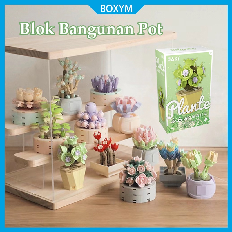 Jual Pot Sukulen Bunga DIY Mini Flower Block / Bunga Balok Mainan ...