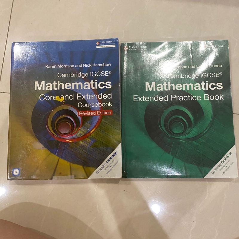 Jual Cambridge IGCSE Mathematics Core & Extended Revised Edition Coursebook Practice Book ...