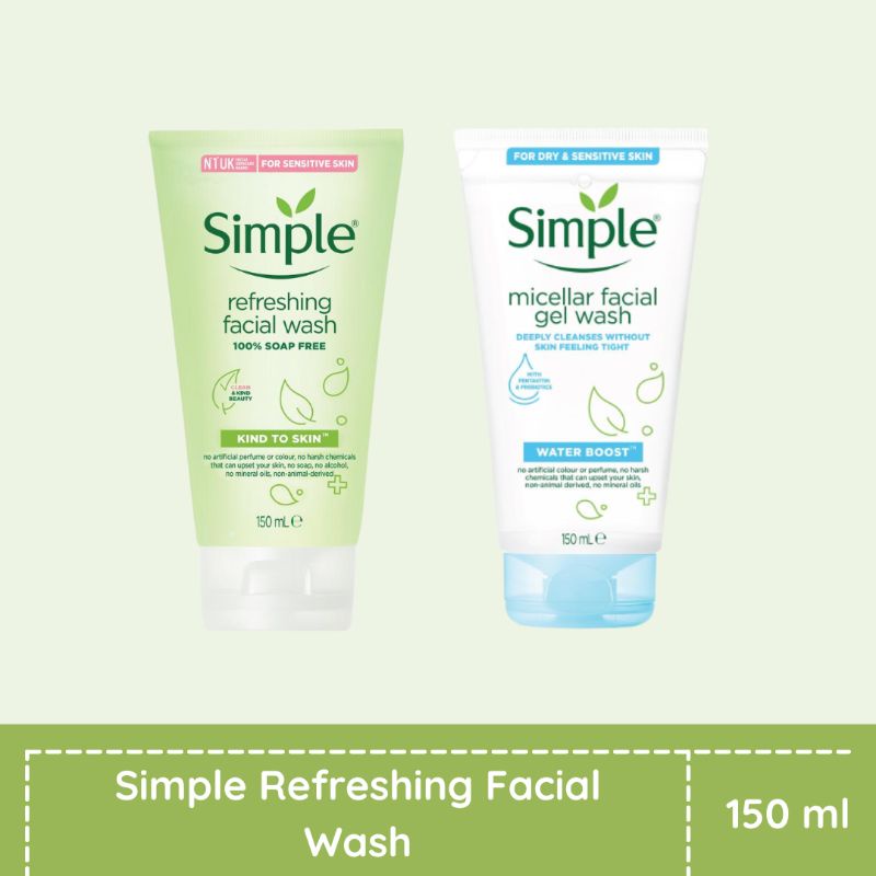 Jual Simple Face Wash 150ml | Shopee Indonesia