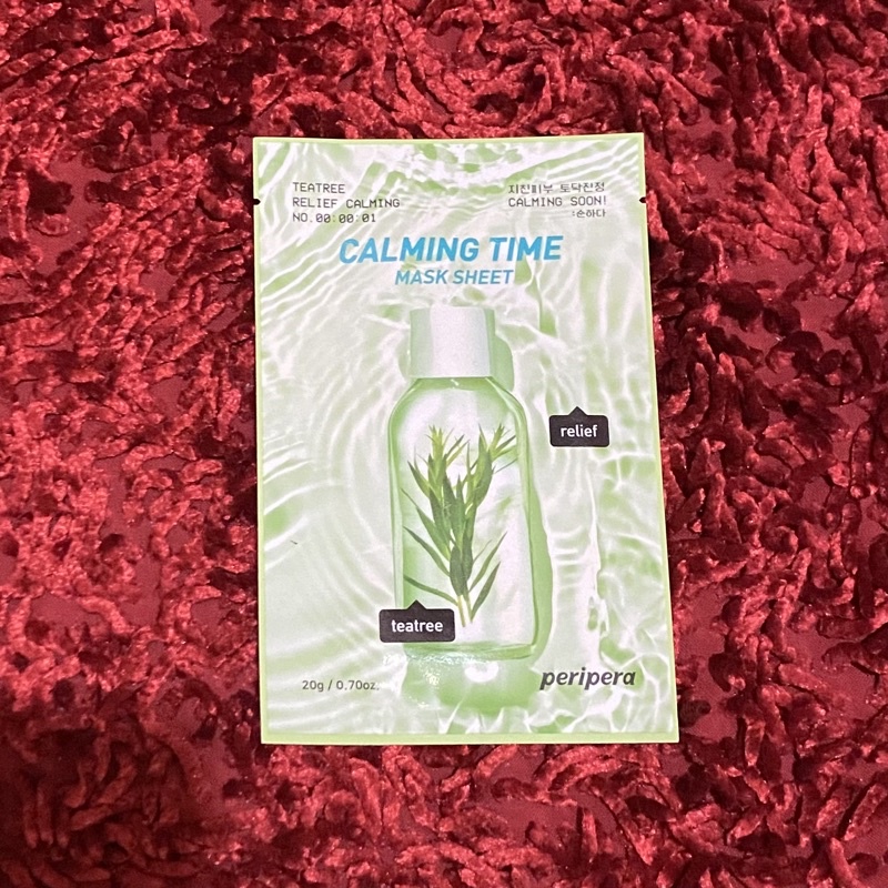 Jual peripera calming time mask sheet | Shopee Indonesia