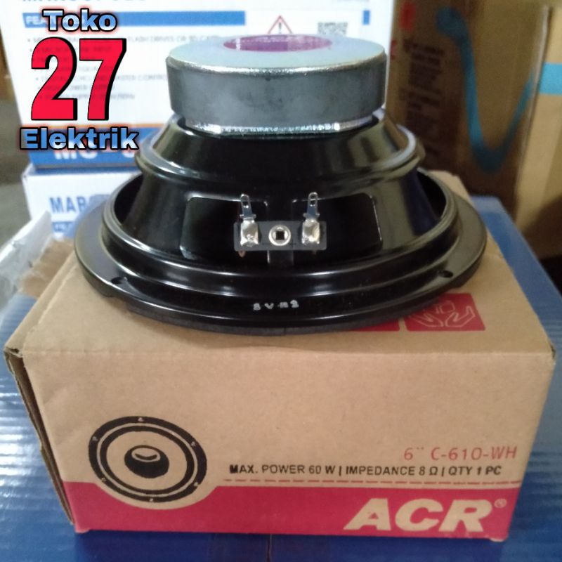 Jual Speaker ACR Woofer 6 inch C-610 WH | Shopee Indonesia