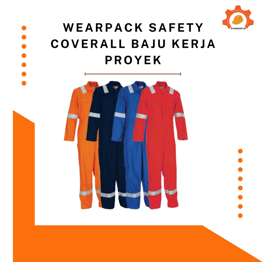 Jual Wearpack Safety Coverall Baju Kerja Proyek | Shopee Indonesia