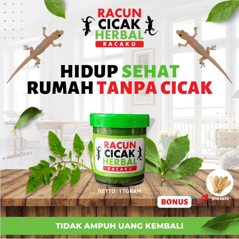 Jual RACUN CICAK HERBAL RACAKU OBAT CICAK PALING AMPUH PEMBASMI CICAK ...
