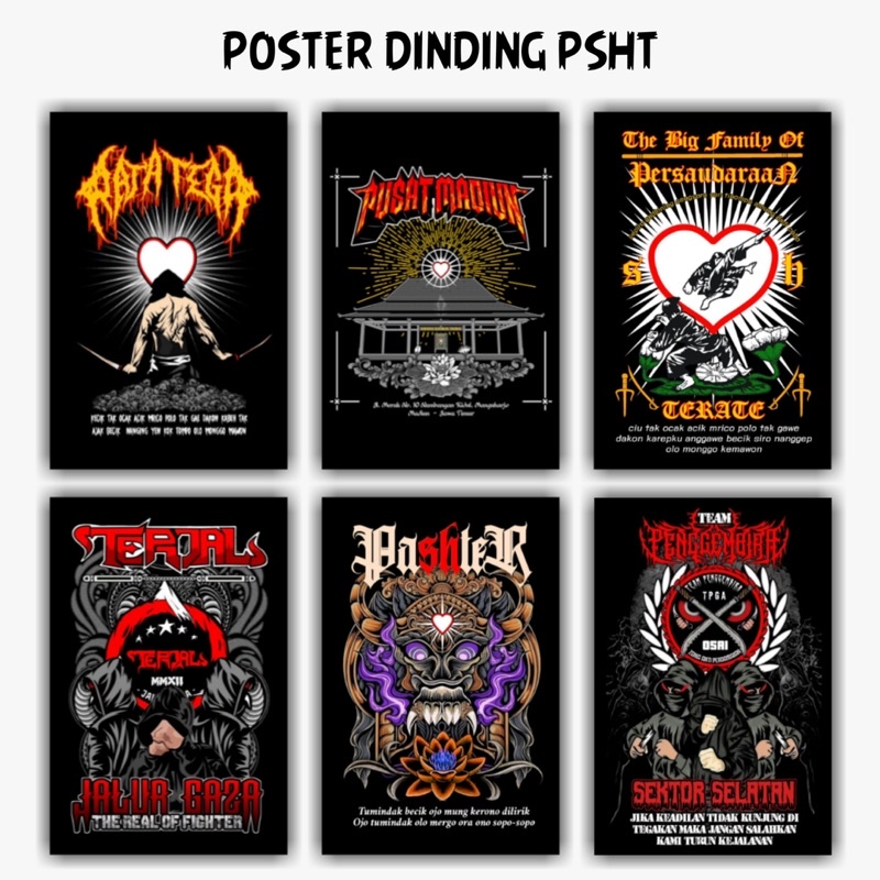 Jual POSTER DINDING PSHT MURAH | Shopee Indonesia