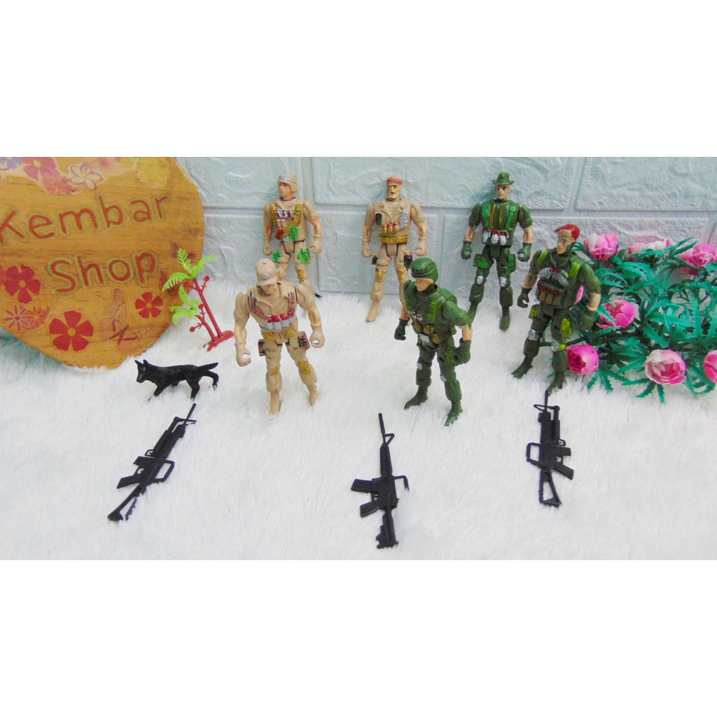Jual PR-17657 PAKET KOMPLIT! Mainan Anak Perang Military Equipment Tentara Tank Jeep dan Pesawat ...