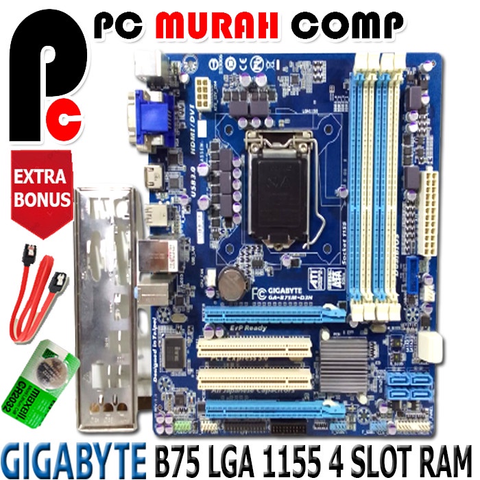 Jual Motherboard SOKET B75 LGA 1155 | Shopee Indonesia