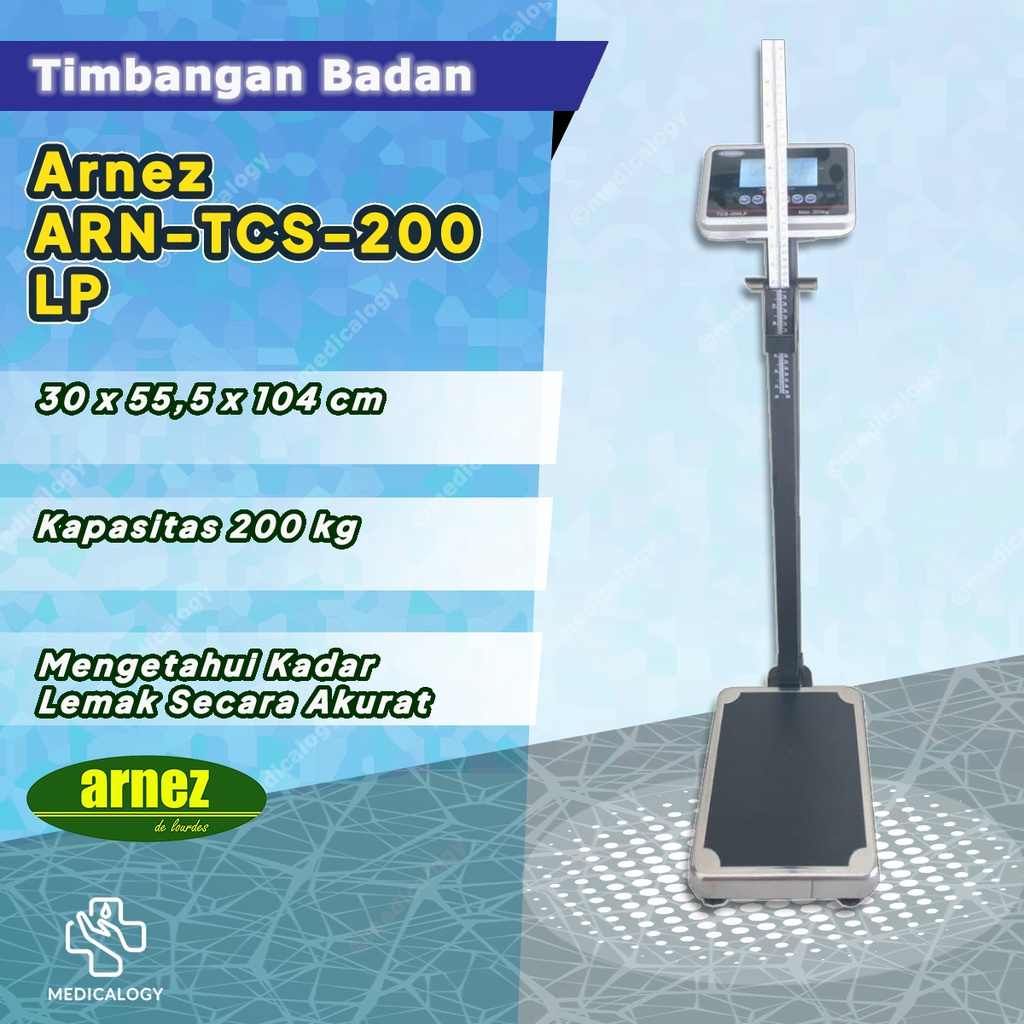 Jual Timbangan Badan Arnez TCS200LP | Shopee Indonesia