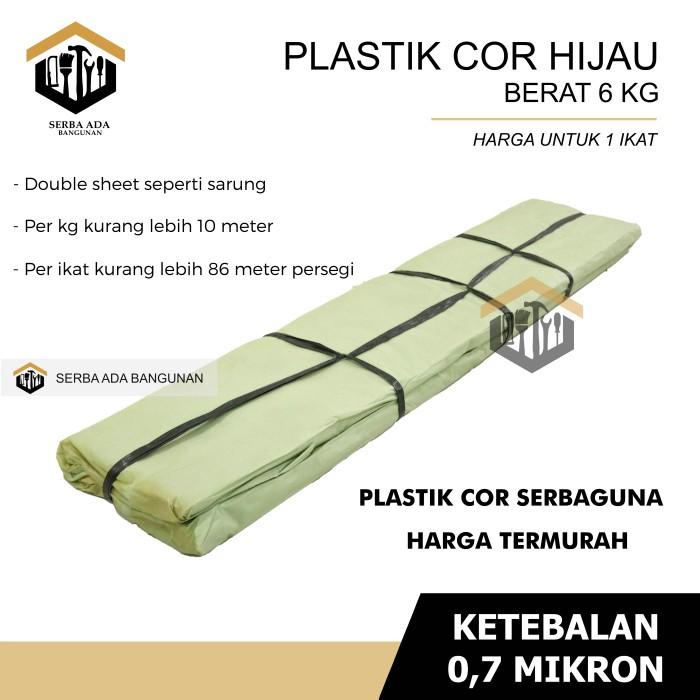 Jual PLASTIK COR HIJAU BUTEK +-6KG PANJANG +-63 meter | Shopee Indonesia