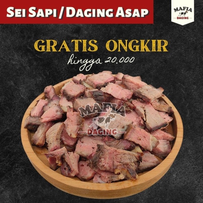 Jual Sei Sapi / Daging Sapi Asap Frozen Food 200 gr - Mafia Daging ...
