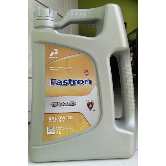 Jual Oli Fastron Gold 0W-20 4L Original Pertamina | Shopee Indonesia
