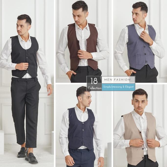 Jual Vest Pria / Rompi Pria / Rompi Cowo / Rompi Vest / Rompi Pesta ...
