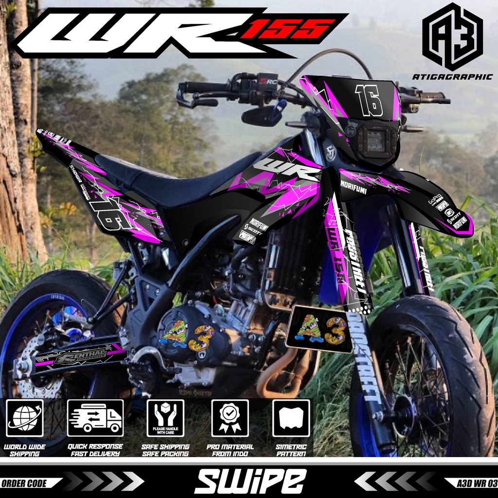 Jual Decal WR 155 Full Body Bebas Custom variasi decal WR155 terbaru ...