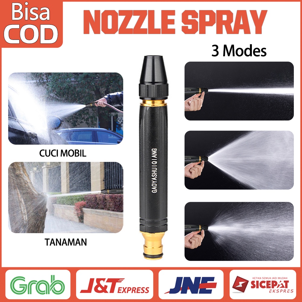 Jual Semprotan Air Cuci Motor Kuningan New Upgrade Hose Nozzle Spray ...
