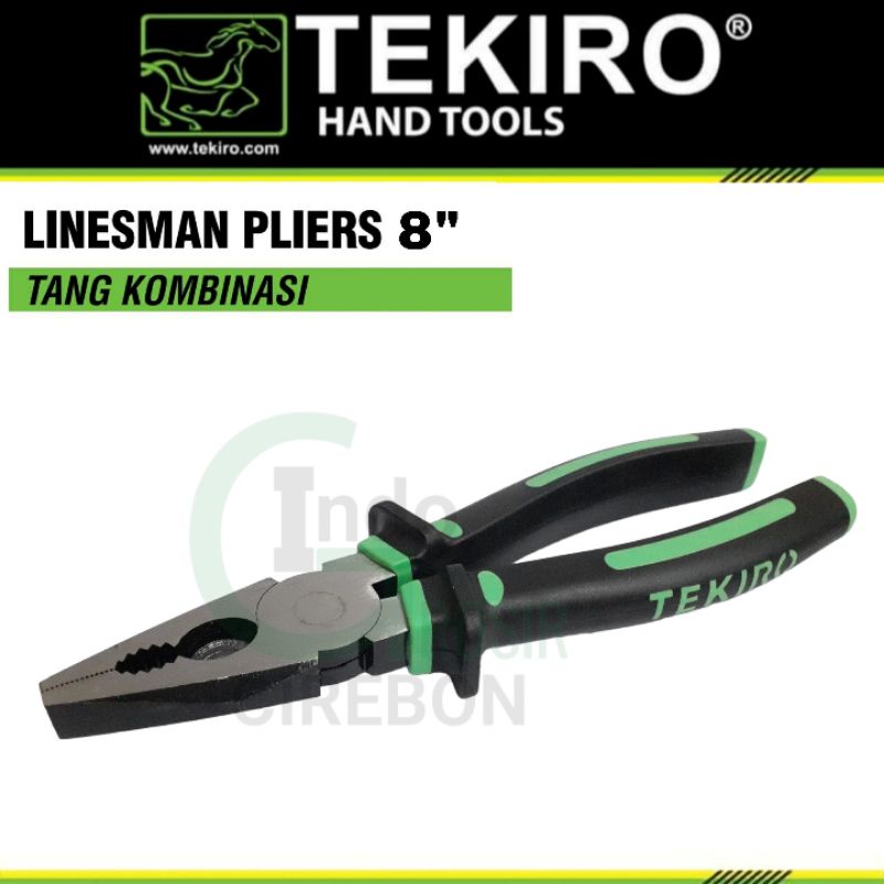 Jual TEKIRO Tang Kombinasi 8 Inch Linesman Pliers | Shopee Indonesia Jual TEKIRO Tang Kombinasi 8 Inch Linesman Pliers | Shopee Indonesia