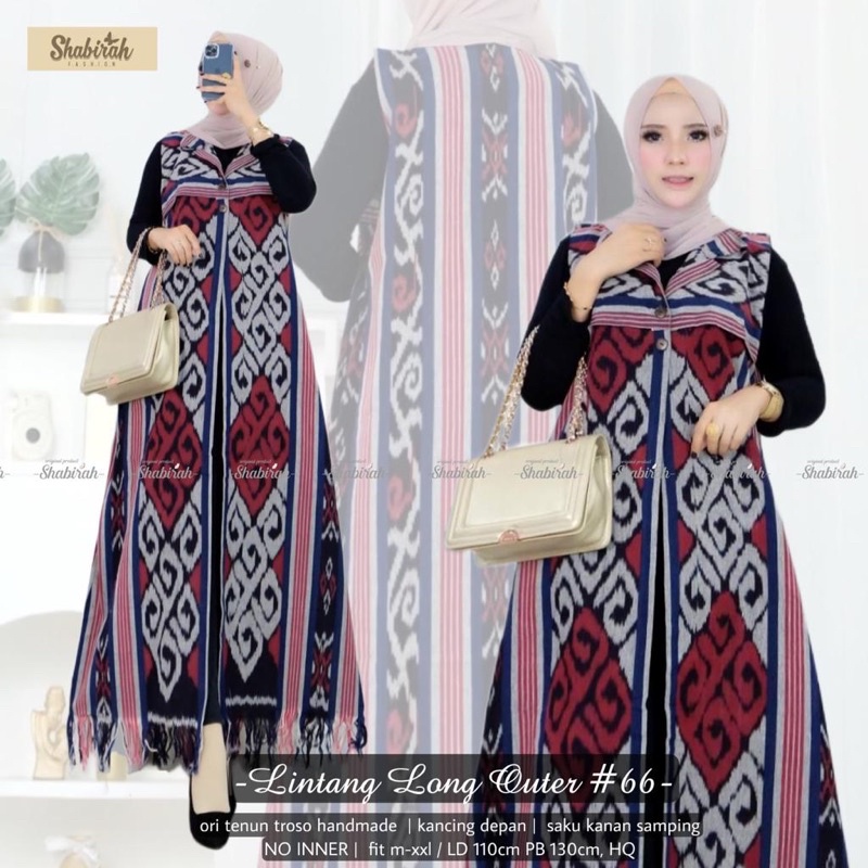 Jual LINTANG OUTER TENUN PREMIUM(BISA COD)SASMITA TENUN KEKINIAN READY-OUTER TENUN JEPARA-TENUN ...