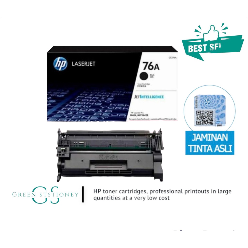 Jual TONER HP LASERJET 76A (CF276A) ORIGINAL - Hitam | Shopee Indonesia