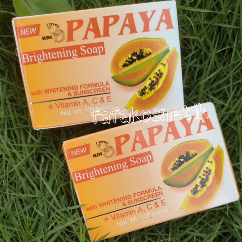 Jual PAPAYA RDL Brightening soap 135 gram (100% original ) | Shopee ...